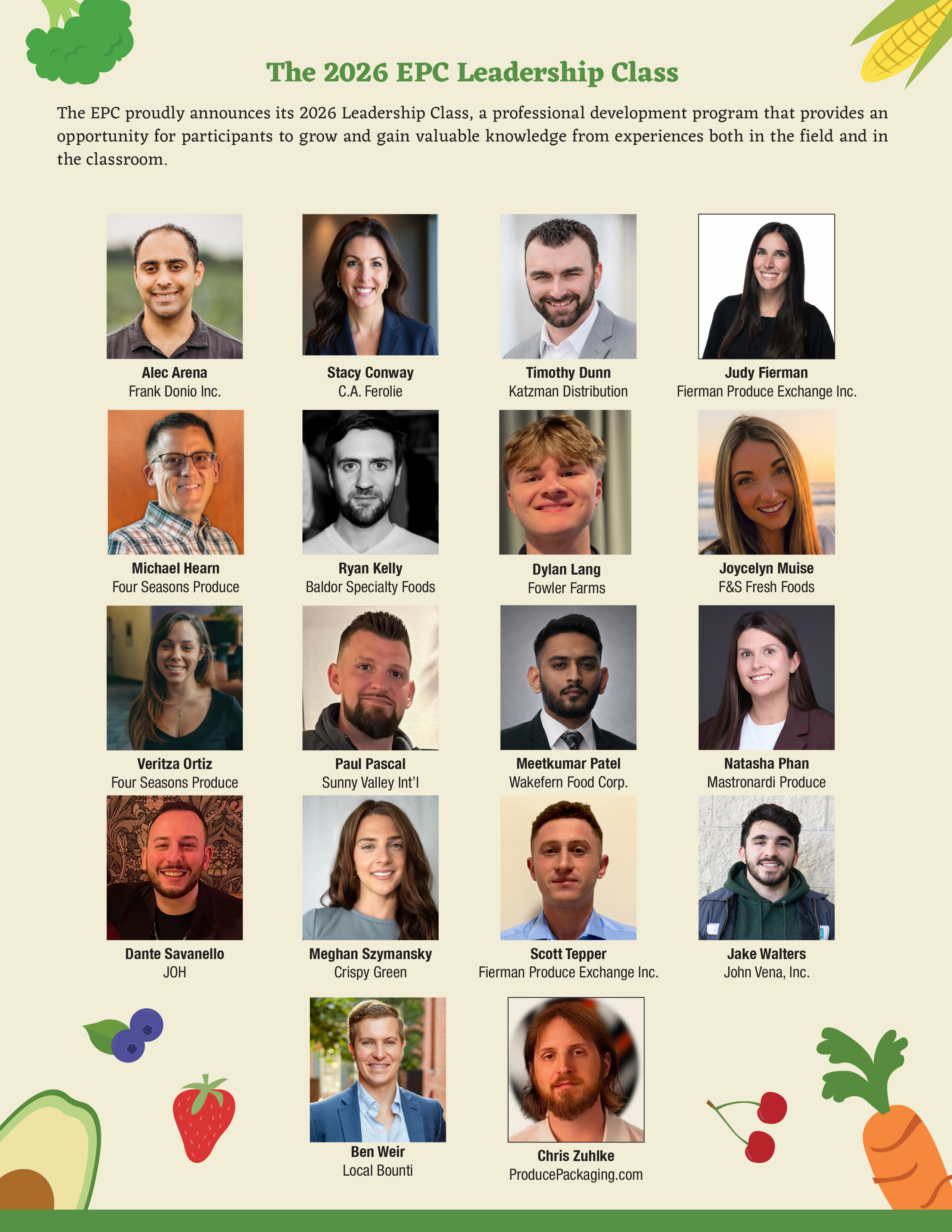 Eastern Produce Council names 2026 Leadership Class | Produce News
