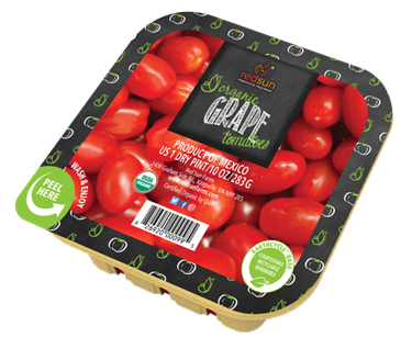 Red Sun Farms’ sustainable, organic grape tomato packaging | Produce News
